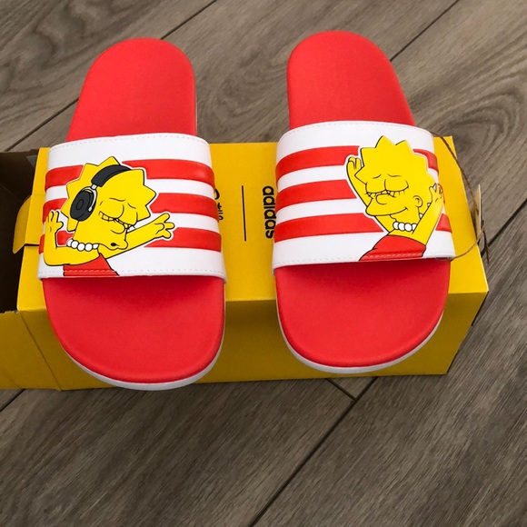 adidas | Shoes | Adidas X The Simpsons Slides | Poshmark